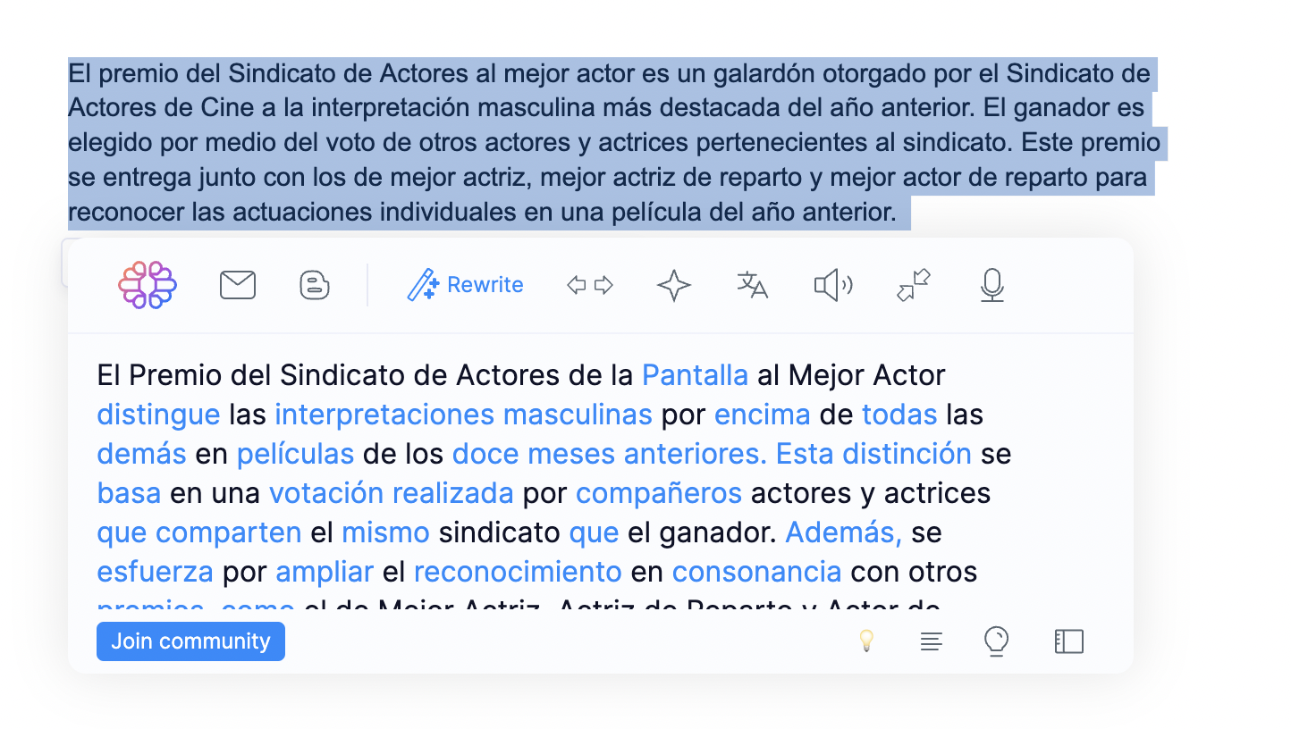 La mejor alternativa de QuillBot en español para parafrasear